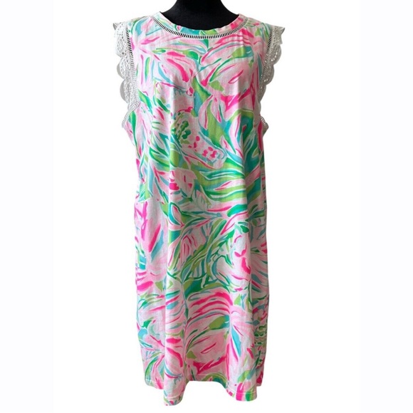 Lilly Pulitzer | Dresses | Lilly Pulitzer Dress Agee Croc My World Islet Lace Hawaiian | Poshmark